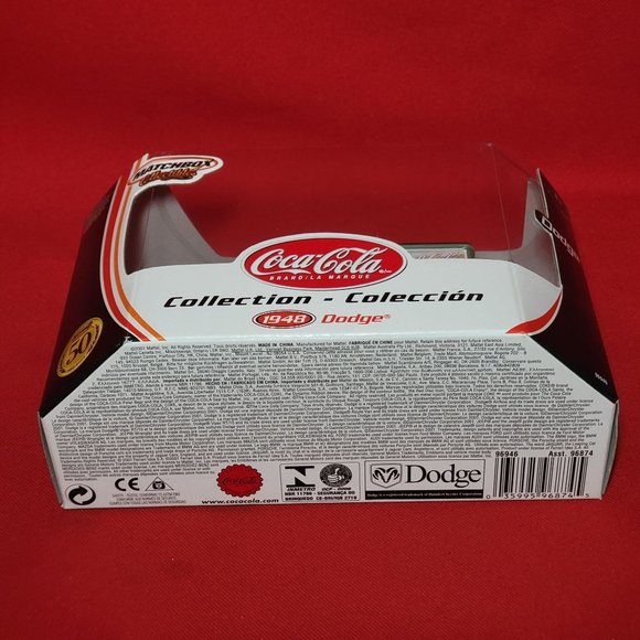 Coca Cola | Toys | Coca Cola Matchbox Collection 96946 948 Dodge 201 ...